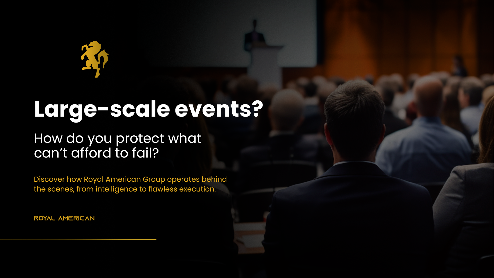 Security at Large-Scale Events: How Royal American Group Delivers ...